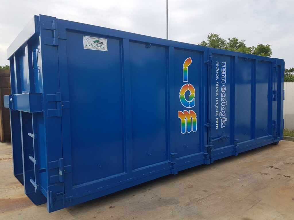 Container scarrabile chiuso 30mc ADR | Container | REM Ecologia